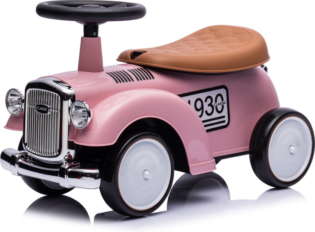 Happy Baby- Loopauto Retro Moritz - Roze | Keekabuu
