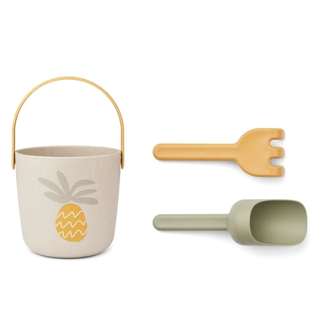 Liewood - Beach Set Donny - Emmer met handvat, schop en een hark