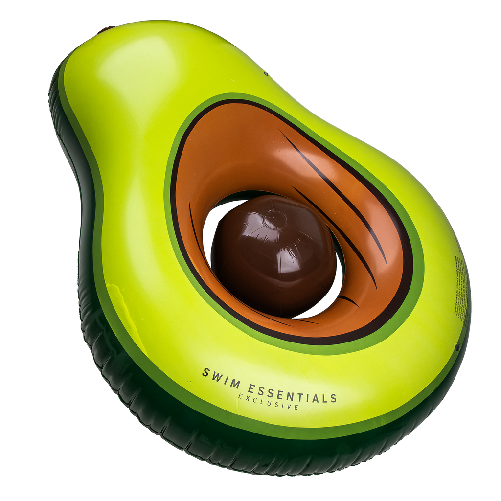 Swim Essentials - Opblaas Avocado + Strandbal XL | Keekabuu