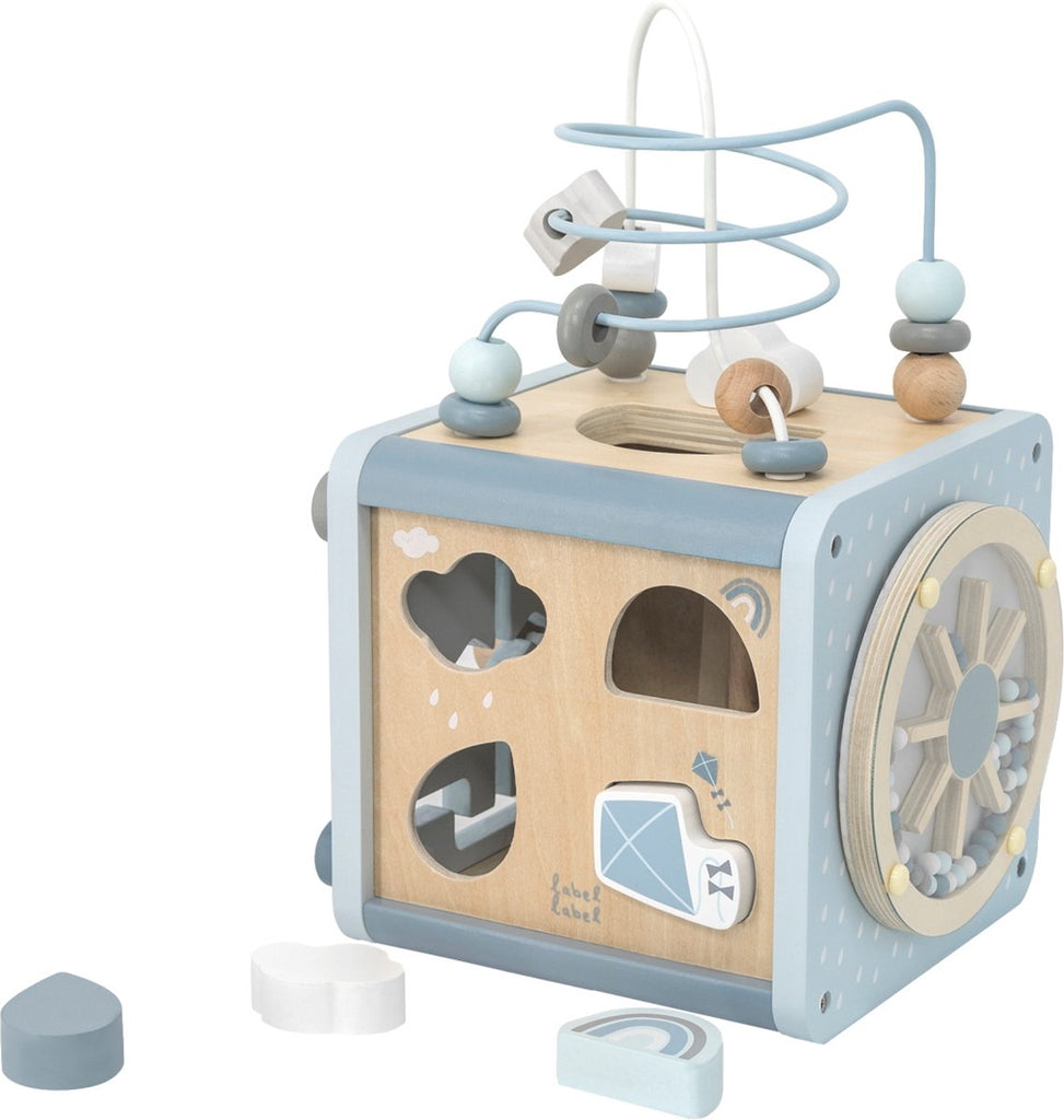 Label Label - 5-in-1 Houten Activiteitenkubus - Ontwikkeling van ...