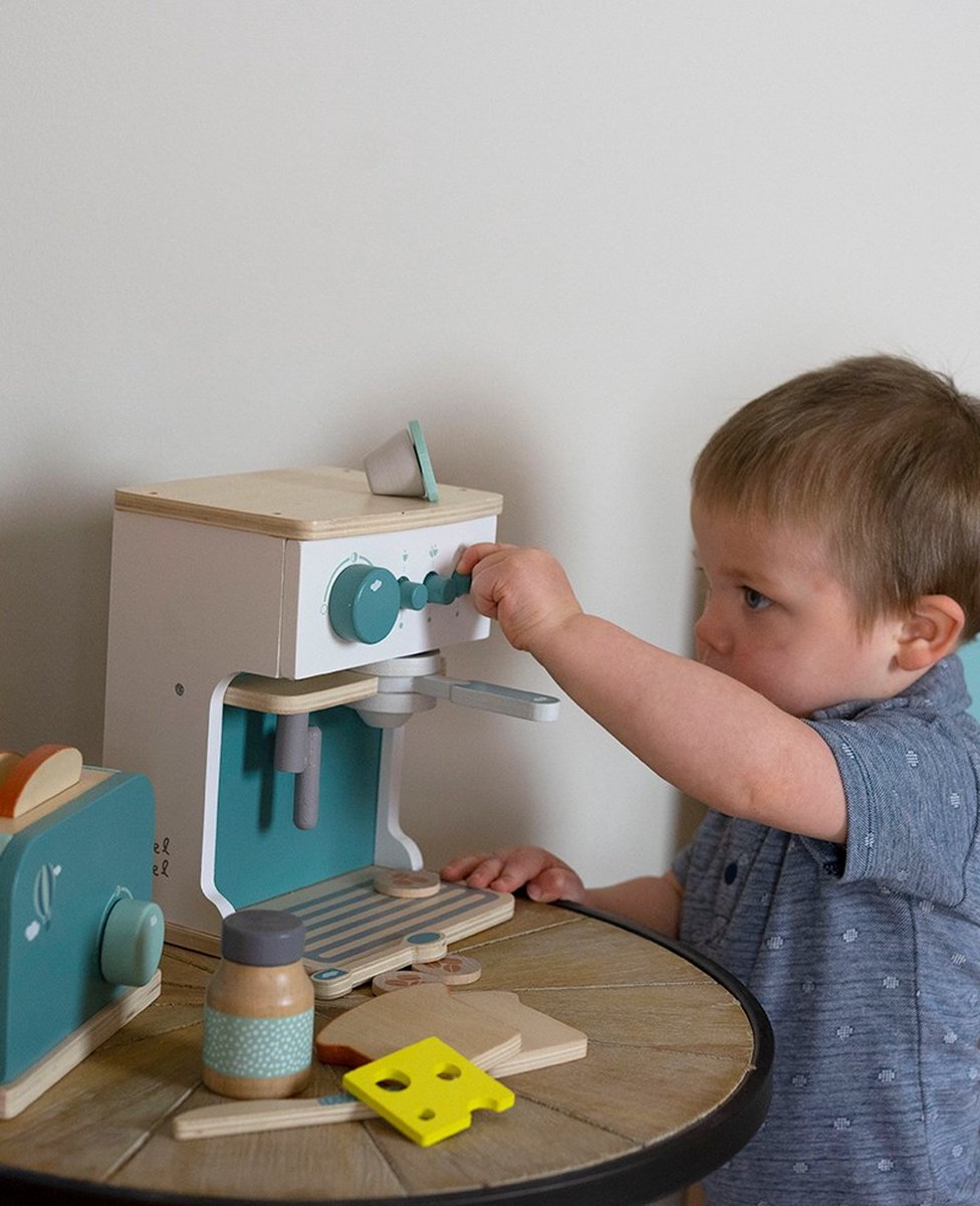 Label Label - Houten Espresso Machine | Keekabuu