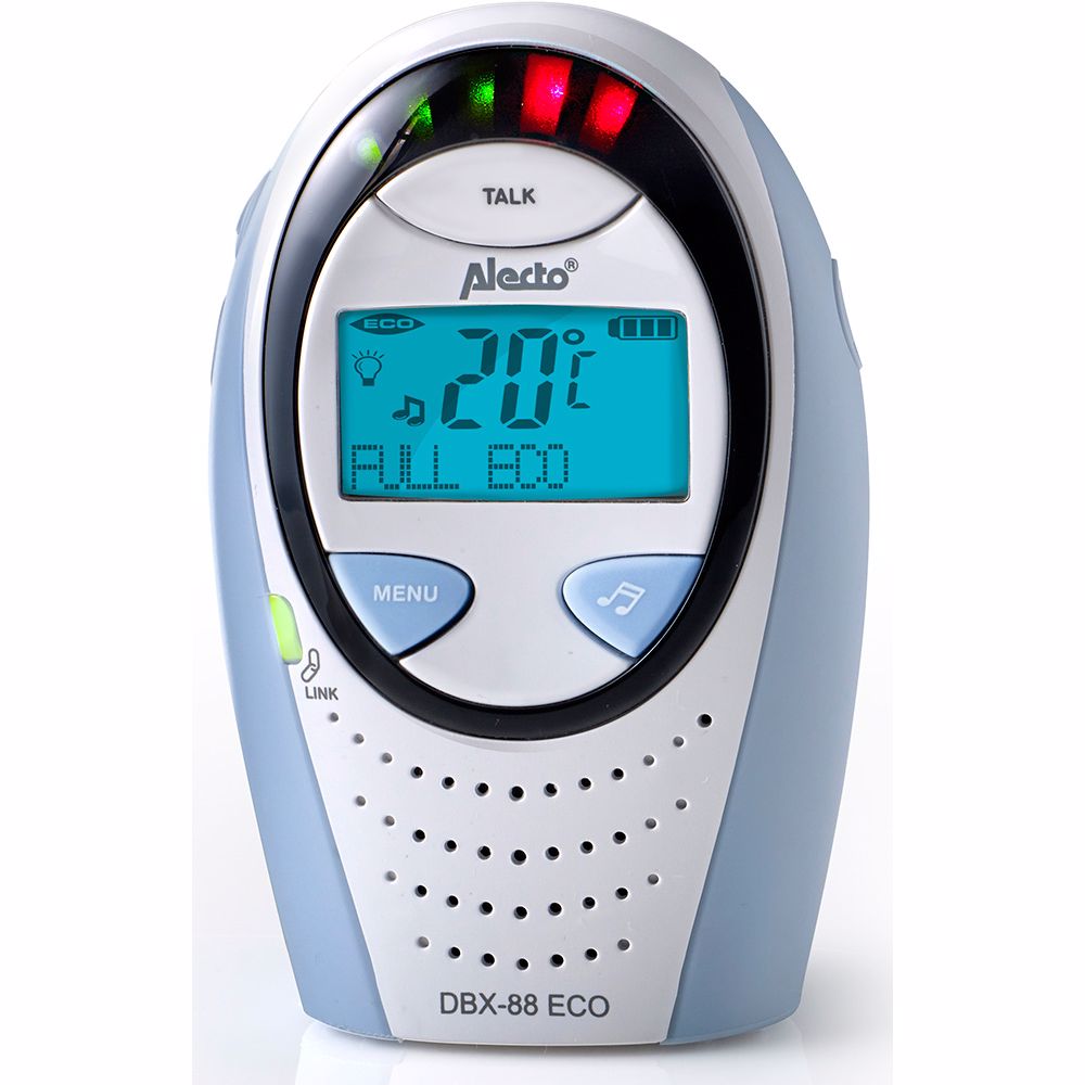 Alecto - DBX-88 Babyfoon ECO DECT 120 Kanalen | Wit/Blauw
